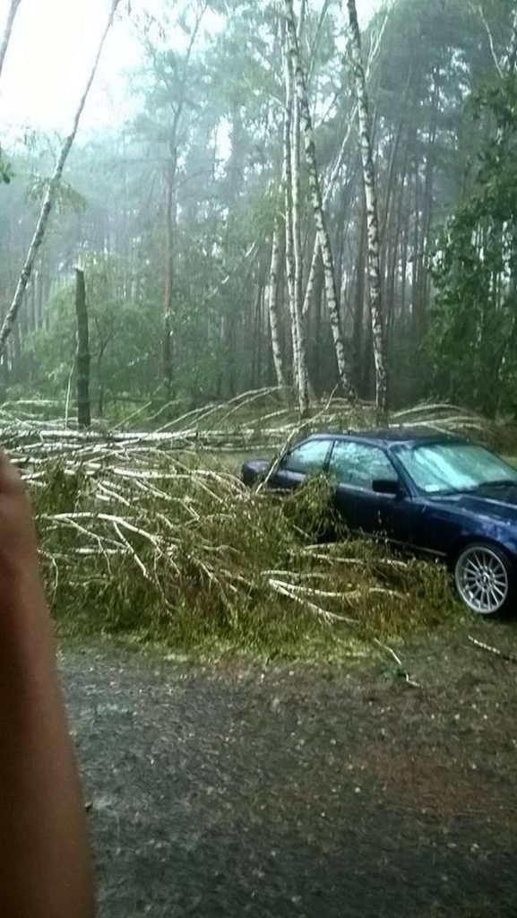 Burze znów szaleją nad regionem. Zerwane dachy, powalone drzewa, zablokowane drogi (WASZE ...