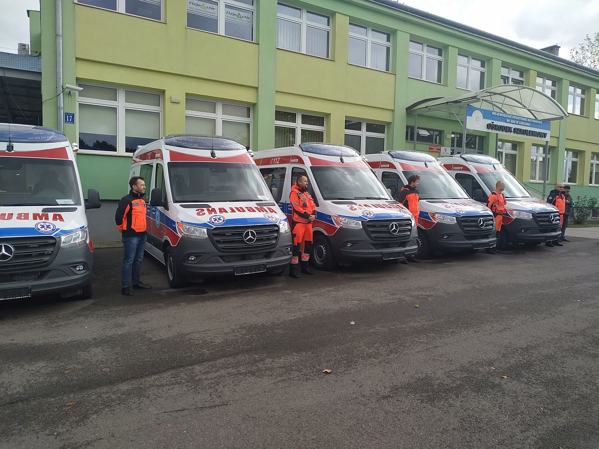 Do Lublina trafiły nowe karetki pogotowia ratunkowego. Niebawem wyjadą na ulice (zdjęcia ...