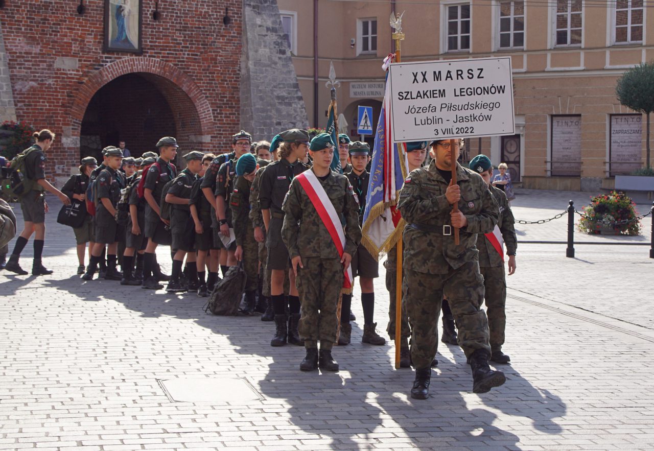 Z Lublina wyruszył XX Marsz Szlakiem Legionów Józefa Piłsudskiego ...
