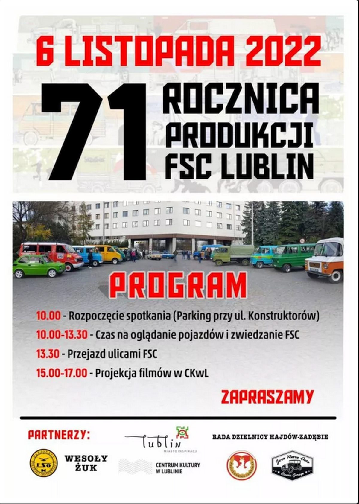 FSC Lublin świętuje 71. rocznicę produkcji. Z tej okazji nie zabraknie ...