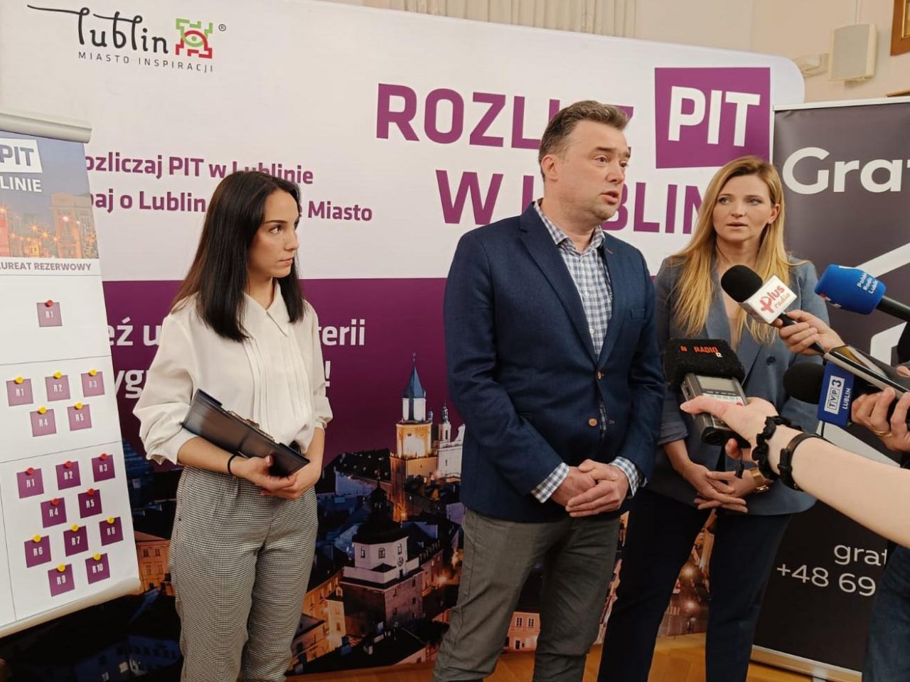 Dzisiaj odbyło się losowanie nagród w loterii Rozlicz PIT w Lublinie ...