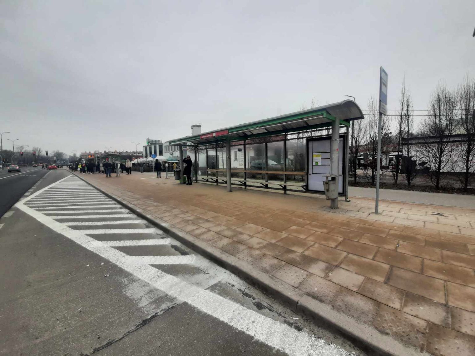 Ważne zmiany w obrębie centralnego przystanku na al. Tysiąclecia przy ...