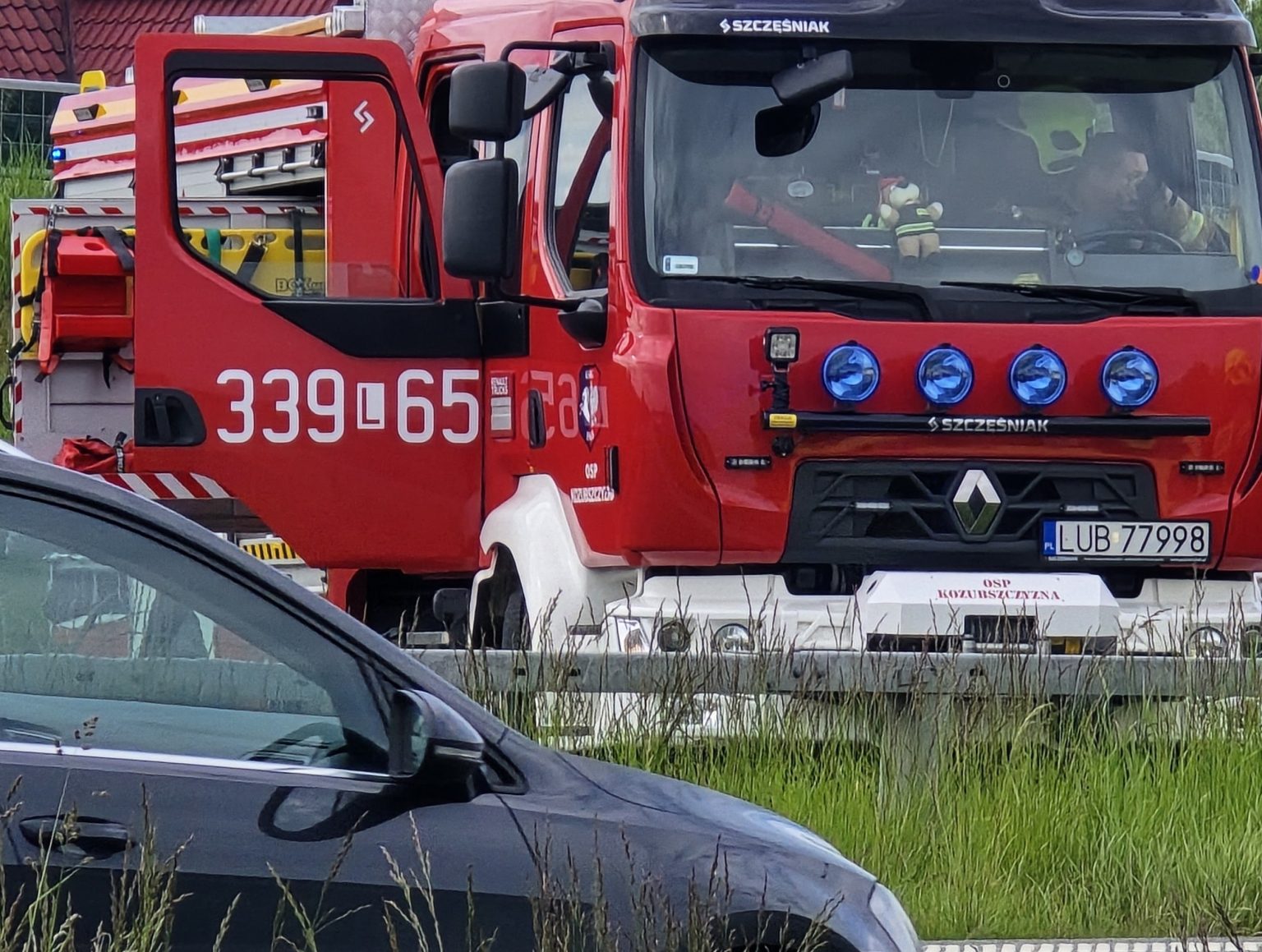 Zderzenie trzech pojazdów osobowych na S12. Zablokowane dwa pasy ruchu na obwodnicy Lublina ...